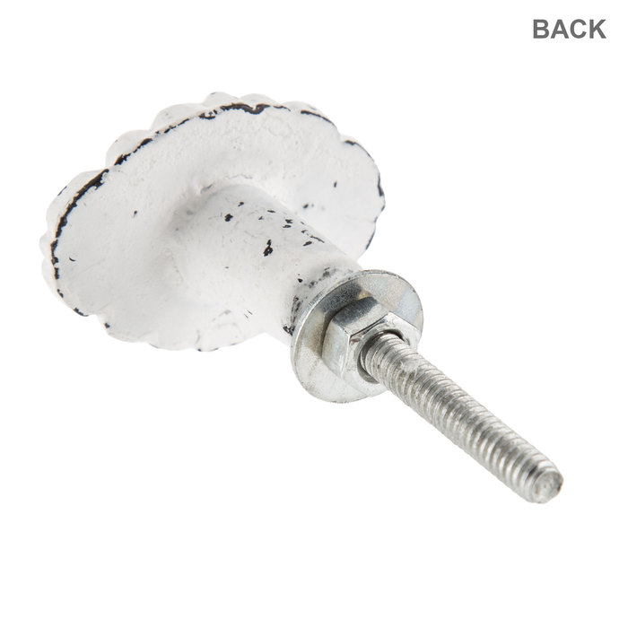 Distressed White Swirl Metal Knob | Hobby Lobby | 1199058
